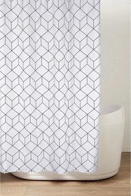 Aqualine Sprchový závěs 180x200cm, polyester, kostky ZV029