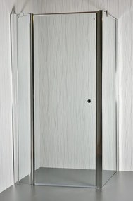 ARTTEC Sprchový kout rohový jednokřídlý MOON D 23 čiré sklo 81 - 86 x 76,5 - 78 x 195 cm XMOO0103