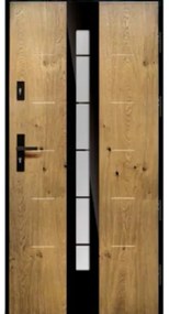 Archo - Venkovní vchodové dřevěné dveře Deskové DPI-27 Kuba 104972