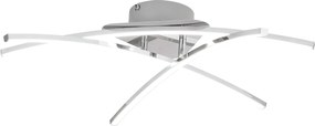 Rabalux Chromové stropní LED svítidlo Alexis 585mm 21W 2504