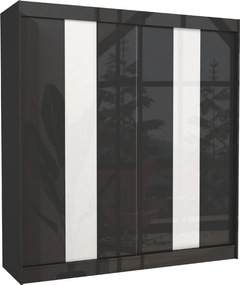 ADRK Furniture Posuvná skříň s lacobelem KAREN 200 SW-KAR-B+WL-200+A422