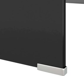 vidaXL TV stolek / podstavec na monitor sklo 120 x 30 x 13 cm [244141] Barva: transparentní