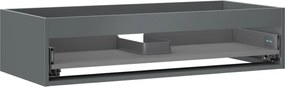 Mexen Box-A, závěsná skříňka 100 cm, 1 zásuvka, grafitová matná, 91AX0-1000-235-1-66