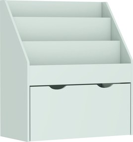 AIYAPLAY dětský regál s více funkcemi s 3 policemi a zásuvkou, 62,5D x 30Š x 70V cm, zelený