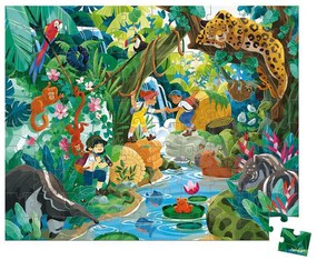 Janod Puzzle Dobrodružství v džungli 100 ks