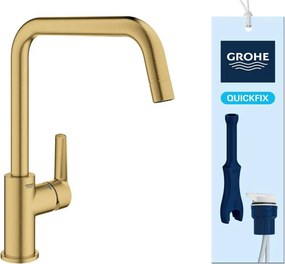 Grohe Start - Dřezová baterie, kartáčovaný Cool Sunrise 30470GN0
