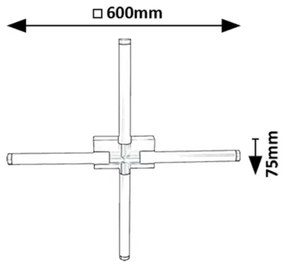 Rabalux 75046 - LED Koupelnové nástěnné svítidlo TILORA LED/16W/230V 4000K IP44