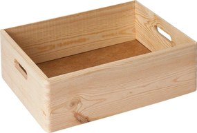 Úložný box kesper víceúčelová dřevěná bedýnka 40 x 30 x 14 cm