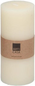 Sloupová svíčka Arti Casa, slonová kost, 7 x 16 cm