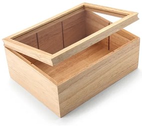 Continenta C3290 - Box na čajové sáčky 23x17,5 cm gumovník