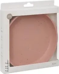 KikkaBoo Talíř Platinum Silicone Blush / od 6 měsíců