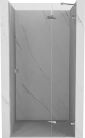 Mexen, Mexen Lunar pravé otočné sprchové dveře 70 cm, transparentní, chrom - 834-070-000-01-00-P