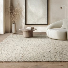 Slonovinový ručně tkaný vlněný koberec 120x170 cm Adler Ivory – Asiatic Carpets