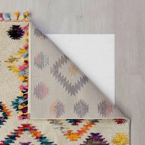 Flair Rugs, Kusový koberec Menara Bohemia Cream, 200x290, vícebarevná, ložnice