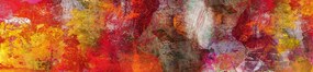 DIMEX | Fototapeta do kuchyně Abstraktní zeď KI-260-160 | 260 x 60 cm | vícebarevná