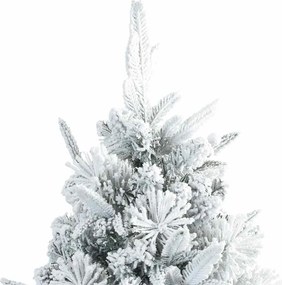 Umělý Skládací Vánoční Strom s stojanem Bílá 180 cm PE a PVC 3397480