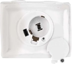 LED keramický domeček 16cm EMOS DCLW36 vnitřní použití teplá bílá 1xCR2032 časovač