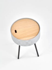 Halmar konferenční stolek AURA barevné provedení matná šedá