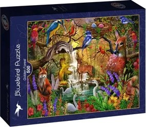 BLUEBIRD Puzzle Zlatý les / 500 dílků / 47,8 x 34,2 cm