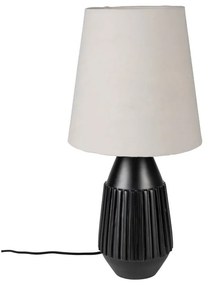Černo-béžová stolní lampa Aysa - White Label