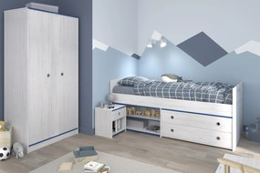 Aldo Dětská postel s prostorem Smoozy blue