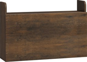 HOMCOM nástěnný psací stůl se skládací deskou a úložným prostorem - 77 x 20 x 51 cm
