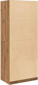 Šatní skříň dub artisan 80 x 50 x 200 cm kompozitní dřevo 3307755