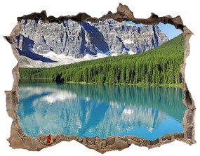 Wallmuralia Nálepka fototapeta 3D výhled Jezero v horách 95x64 cm