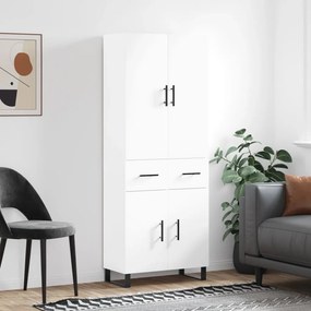 Skříň highboard bílá 69,5 x 34 x 180 cm kompozitní dřevo 3198169
