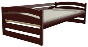 Dětská postel masiv 031 borovice masiv 90 x 190 cm ořech