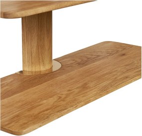Patrová police z dubového dřeva ve světle přírodní barvě 55 cm Calcata – House Nordic