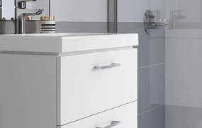 Cersanit - SET skříňka + umyvadlo, bílý lesk, LARA COMO 50, S801-146-DSM