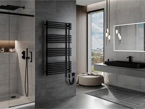 Mexen Apollo, elektrické topné těleso 1210x650 mm+ topná tyč 900W, černá, W117-1210-650-2900-70