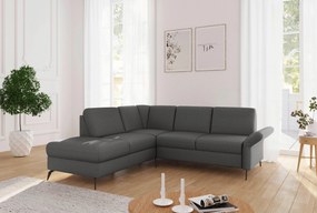 XXXLutz ROHOVÁ SEDAČKA, textil, tmavě šedá Sit & More - Sedací soupravy - 00014401617Q
