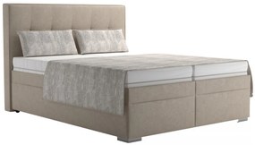 Manželská postel Timea 160x200 béžová, bez matrace