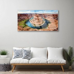 Obraz na skle Velký Kaňon Krajina 120x60 cm