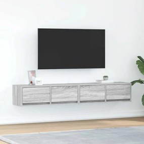 TV skříňka šedá sonoma 80x31x25,5 cm kompozitní dřevo