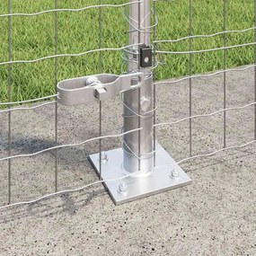 Evropský plot s betonovou základnou 10 x 1,4 m Pozinkovaná ocel 3350986