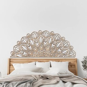 dřevo života Dřevěná mandala k posteli ŽIVOST Zvolte rozměr (cm): 160x68, Zvolte barvu dekoru: Dub Sonoma