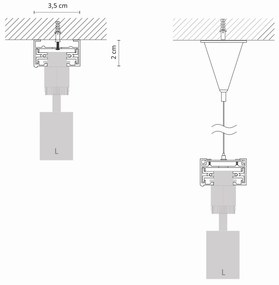 Svítidlo do lišty 8995 Nowodvorski IRIS LED 7 W 3000K bílá