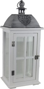 Dřevěná lucerna D6494/B - výška 52 cm