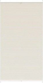 Plisovaná roleta 100 x 200 cm krémová 240644