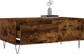 vidaXL Konferenční stolek 90 x 50 x 36,5 cm kompozitní dřevo [830809] Barva: hnědý dub