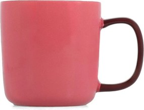 Růžový hrnek z kostního porcelánu 370 ml Mae – ONA