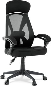 Ergonomická kancelářská židle VIGELTI - černá síťovina