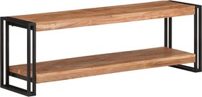 TV stolek 120 x 30 x 40 cm masivní akáciové dřevo 320680