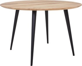XXXLutz JÍDELNÍ STŮL, akácie, černá, barvy akácie, 120/120/76 cm Livetastic - Jídelní stoly - 001630019801