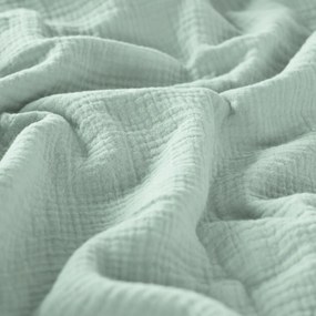 Mušelínový povlak na polštářek Dusty green Velikost: 70 x 90