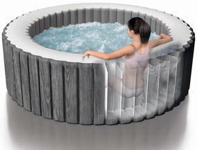 Intex | Vířivý bazén Pure Spa - Bubble Greywood Deluxe AP 6 + výhodná sada příslušenství | 19900146