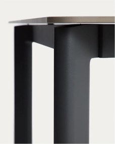 Zahradní jídelní stůl s deskou z kamene 100x220 cm Anafi – Kave Home